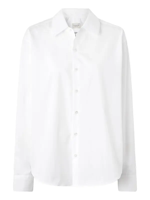 Comme Si Cotton-poplin Shirt - White