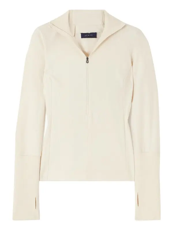 Sease Ariel Fleece Ski Top - White