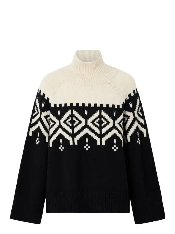 Altuzarra Hamilton Wool Rollneck Sweater - Black