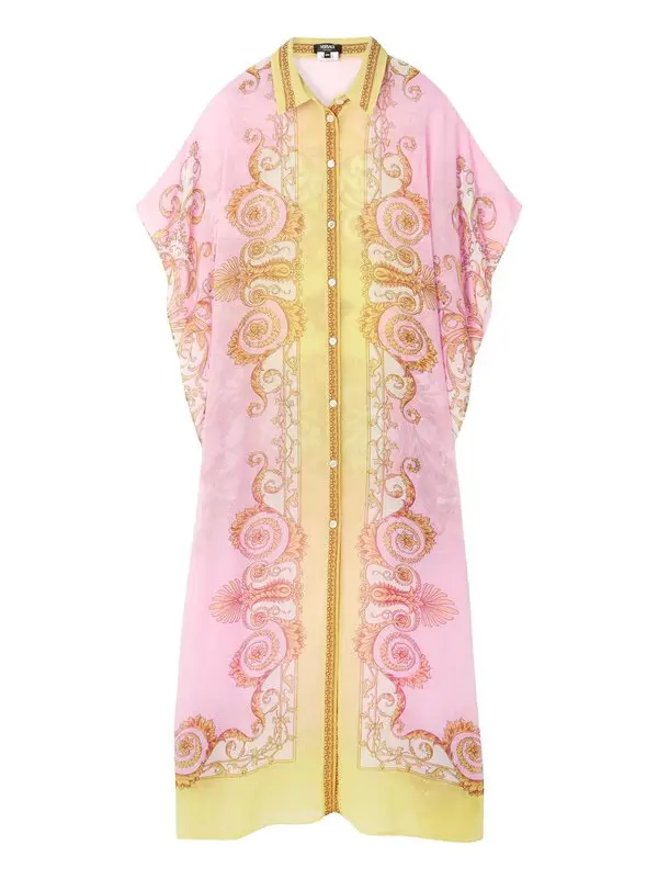 Versace Printed Georgette Kaftan - Multi