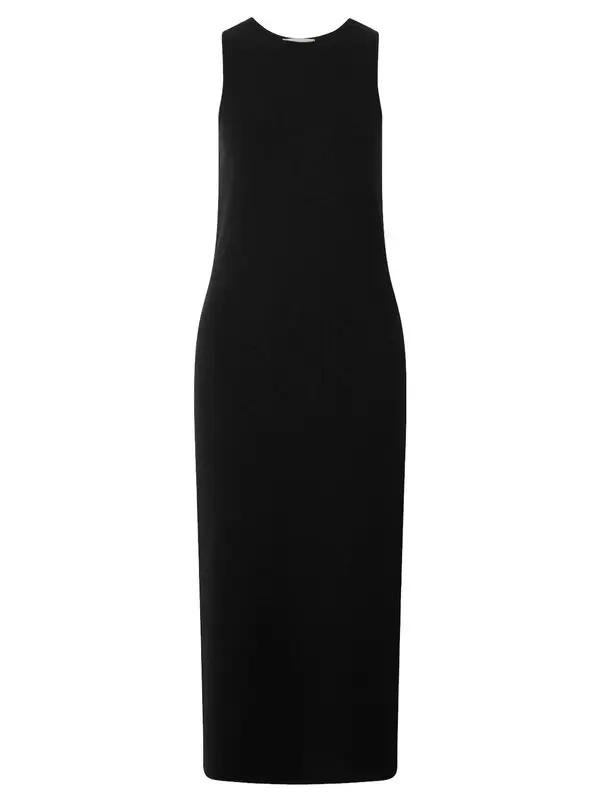 HIGH SPORT Devin Wool-blend Midi Dress - Black
