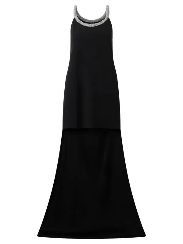 TOM FORD Crystal-embellished Gown - Black
