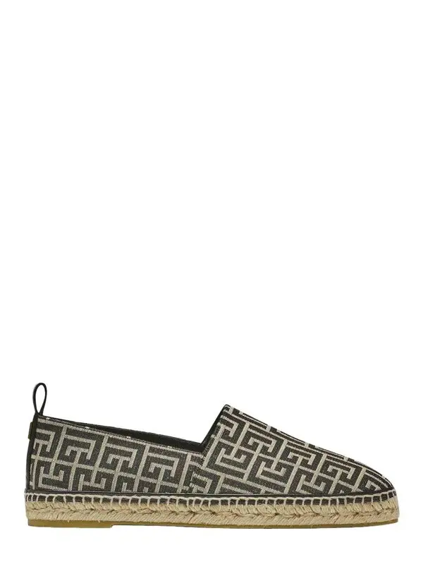 Balmain Monogram Jacquard Espadrilles - Multicolor