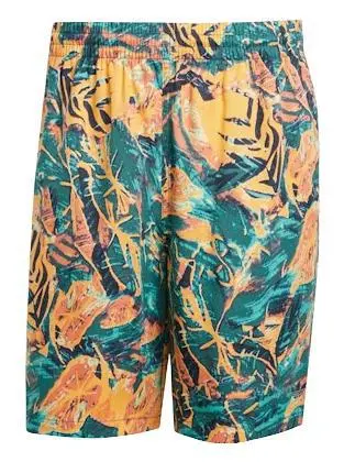 Adidas Floral Print Shorts - Multicolor