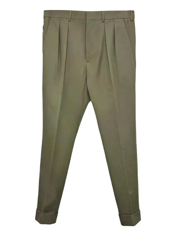 TOM FORD Pleated Tailored Trousers - Green