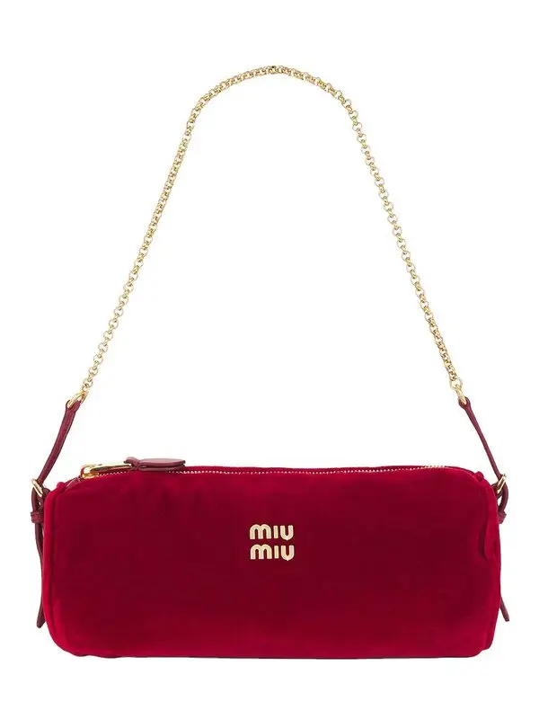 Miu Miu Velluto Bag - Rosso