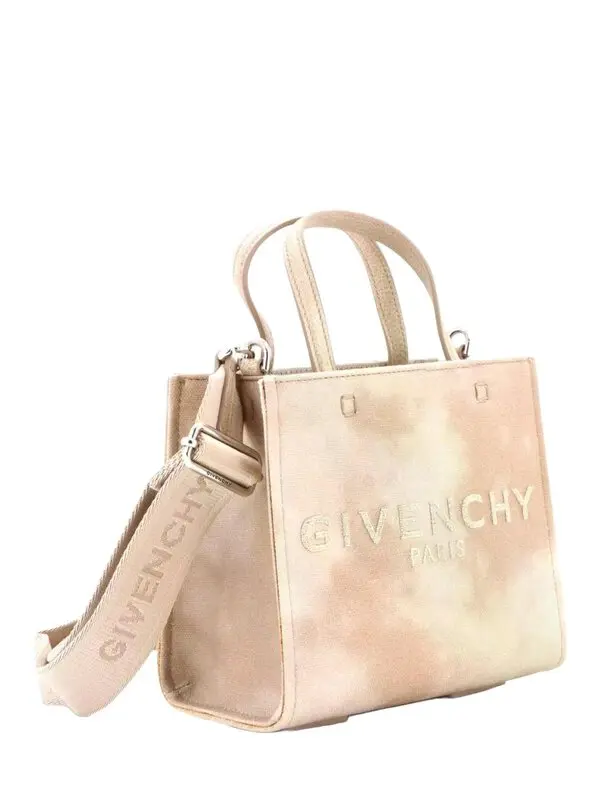 Givenchy G-printed Canvas Mini Tote - Neutrals