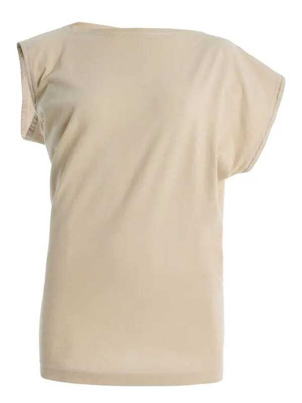 AGOLDE Beth Cotton T-shirt - Neutral