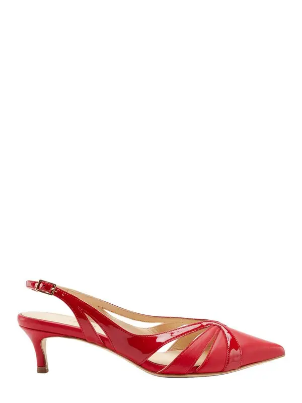 ELIZEE Portia Pump - Crimson