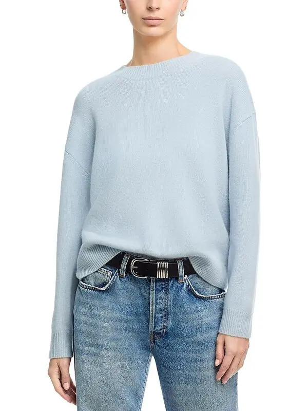 ANINE BING Lee Crewneck Sweater - Light Blue