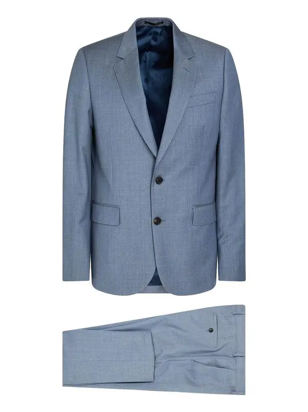 Paul Smith Wool Suit - Slate Blue