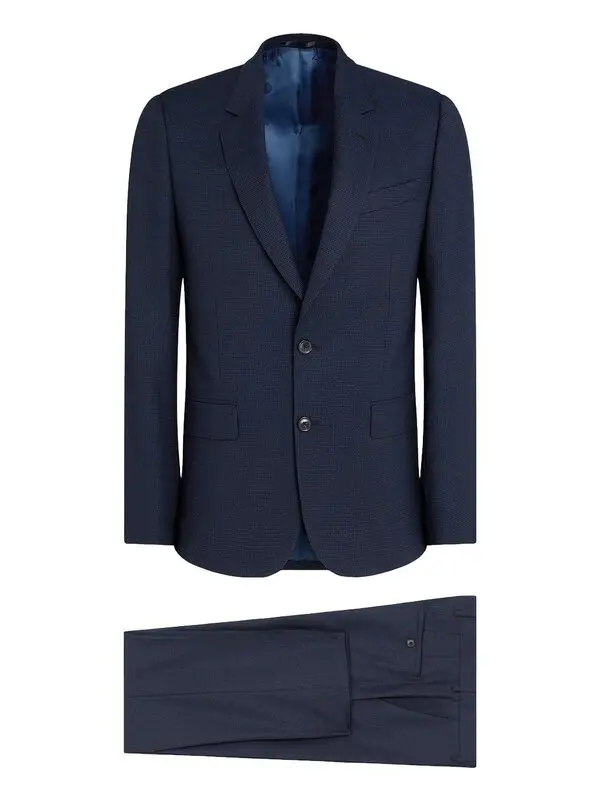 Paul Smith Wooltweed Suit - Navy