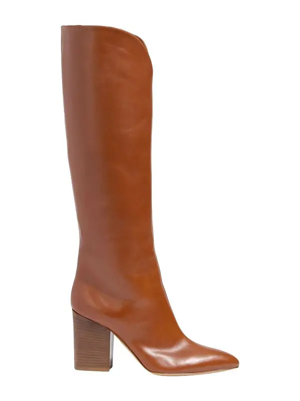 Gabriela Hearst Cora Leather Knee Boots - Tan