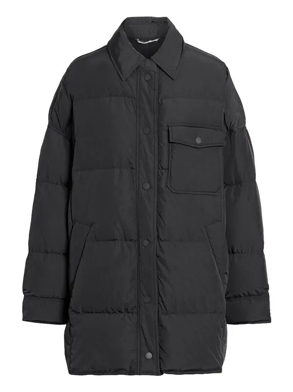 Max Mara Carlos Quilted Shell Down Coat - Black