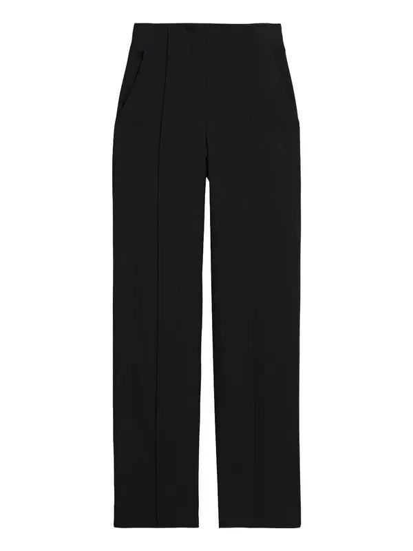 Brunello Cucinelli Twill Straight-leg Pants - Black