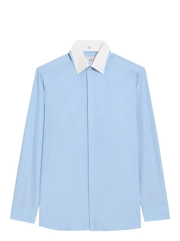 Dunhill Cottonpoplin Shirt - Light Blue