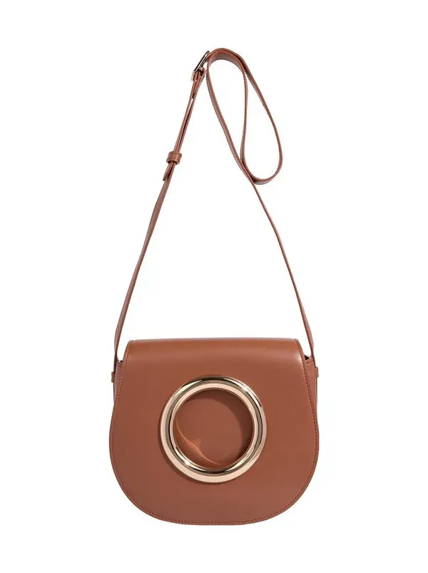 Gabriela Hearst Ring Leather Shoulder Bag - Brown