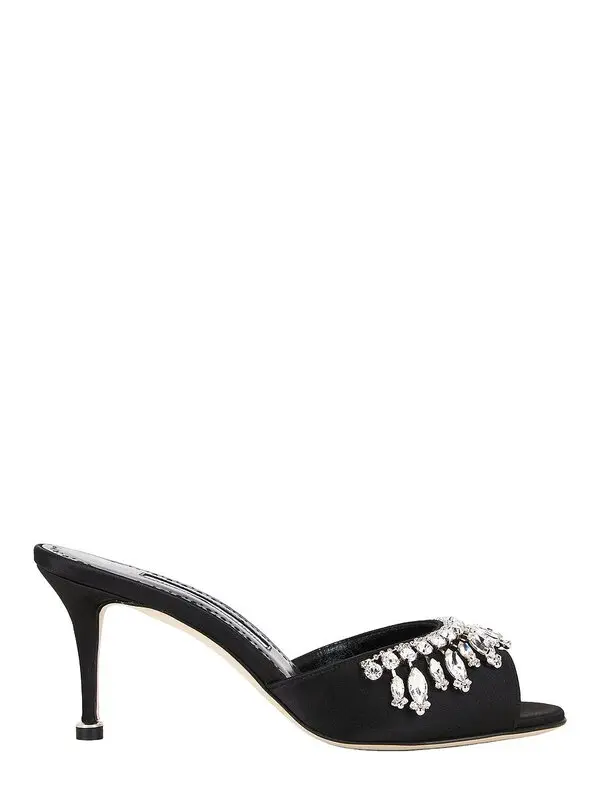 Manolo Blahnik Tulimu 70 Sandal - Black