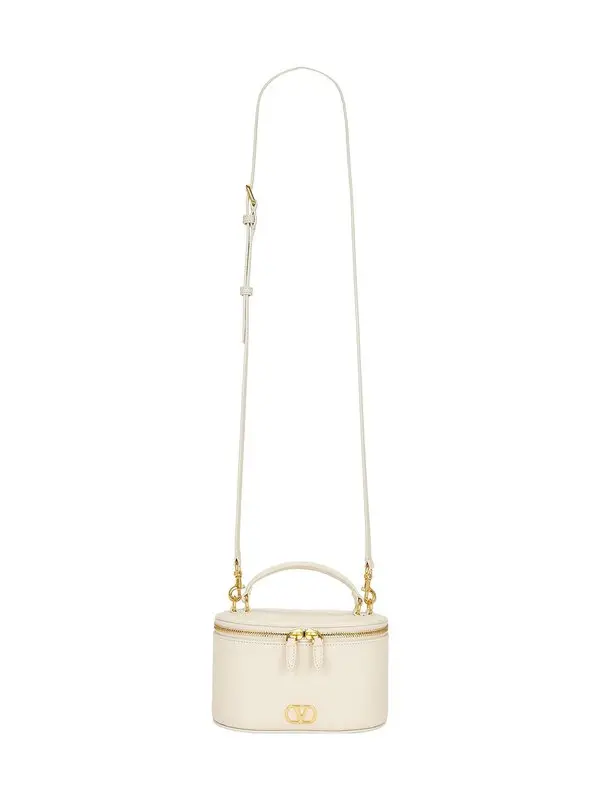Valentino Garavani Vlogo Signature Vanity Case Bag - Light Ivory
