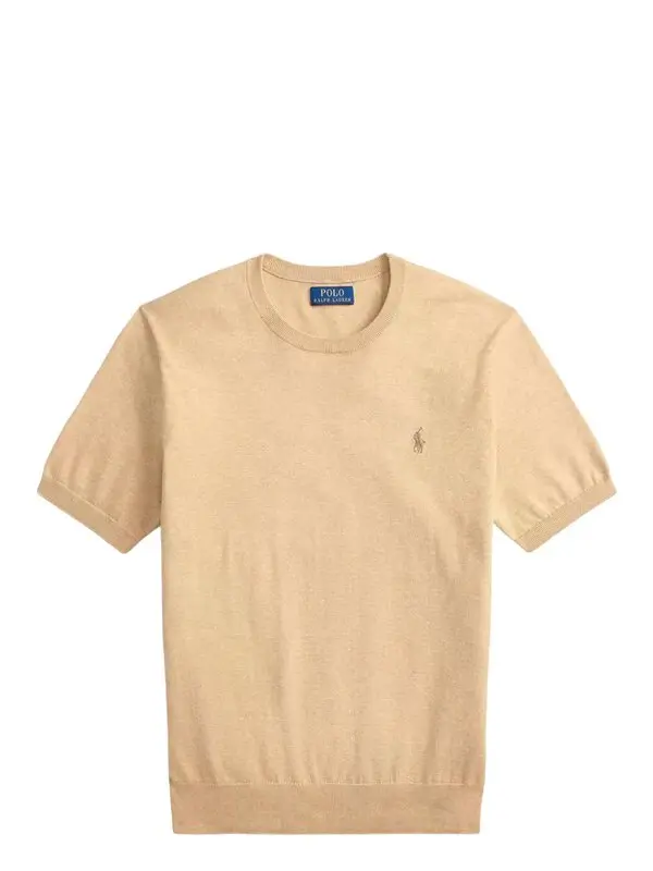 Polo Ralph Lauren Embroidered Crew-neck Short-sleeve T-shirt - Neutrals