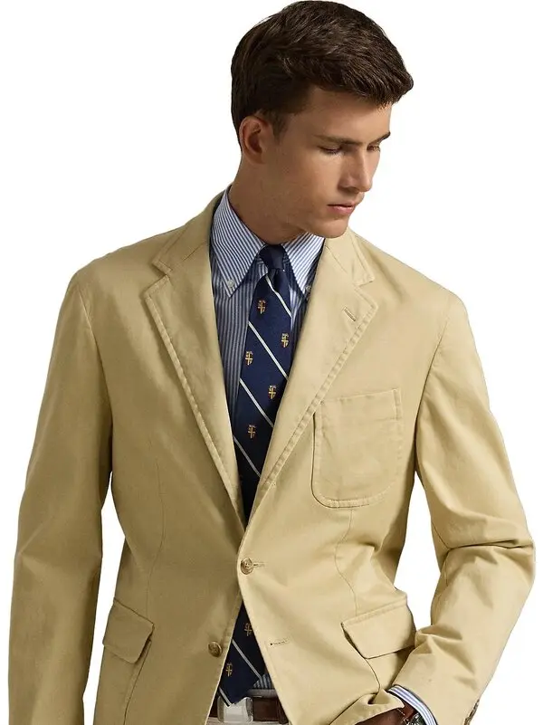 Ralph Lauren Polo Soft Tailored Fit Chino Sport Coat - Tan