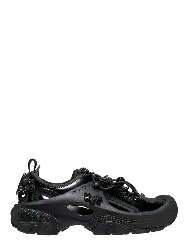 CROCS X Simone Rocha Embossed-logo Sneakers - Black