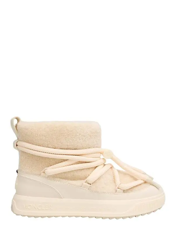 Moncler Altive Mid Teddy Snow Boots - Tapioca