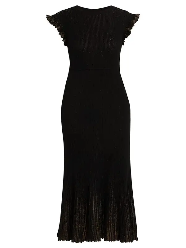 Ulla Johnson Noelle Sleeveless Midi Dress - Noir