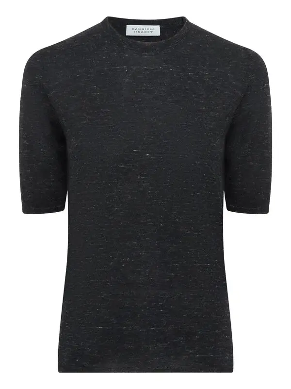 Gabriela Hearst Chryse Knit T-shirt - Black