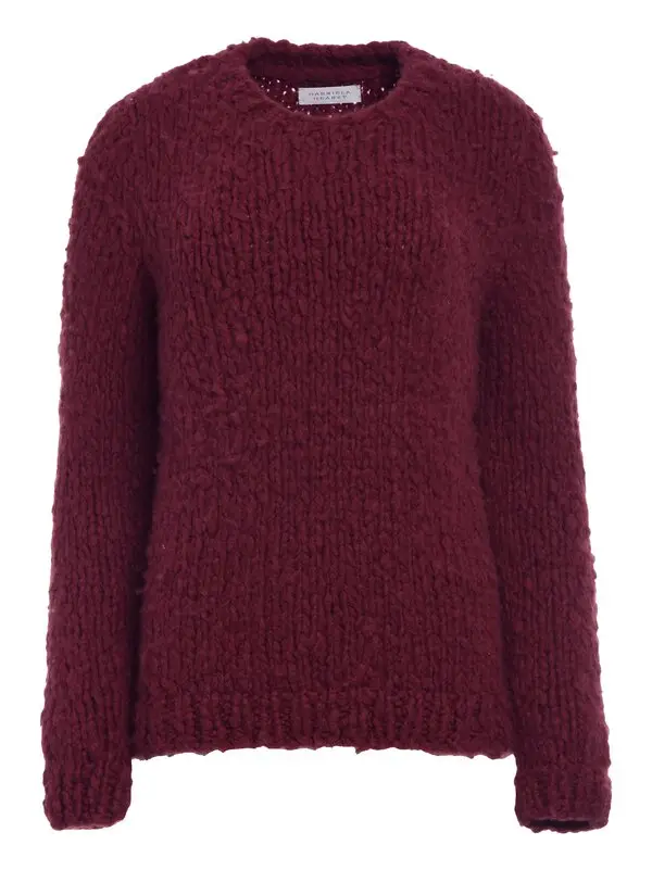 Gabriela Hearst Lawrence Knit Sweater - Bordeaux