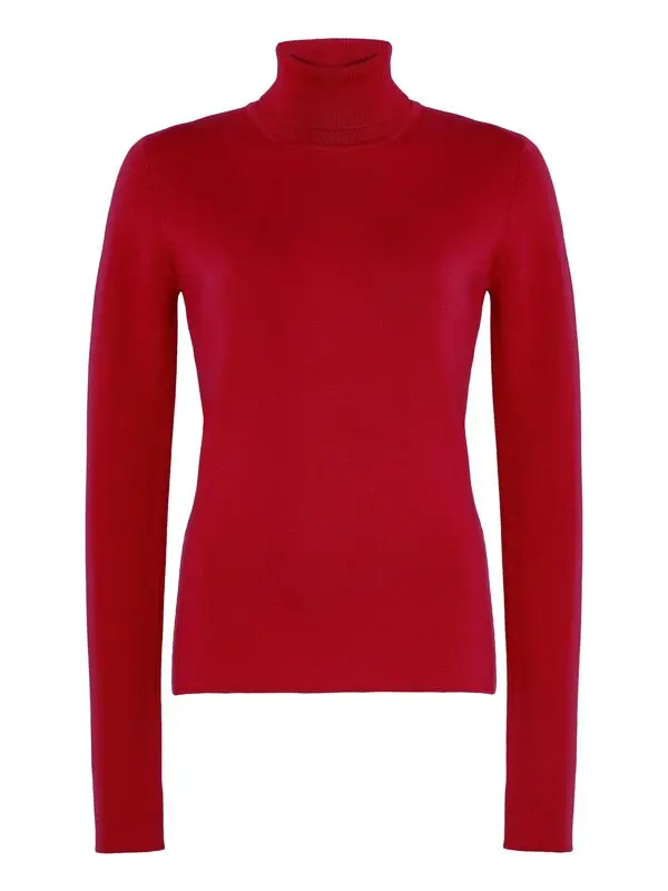 Gabriela Hearst May Knit Turtleneck - Scarlet Red
