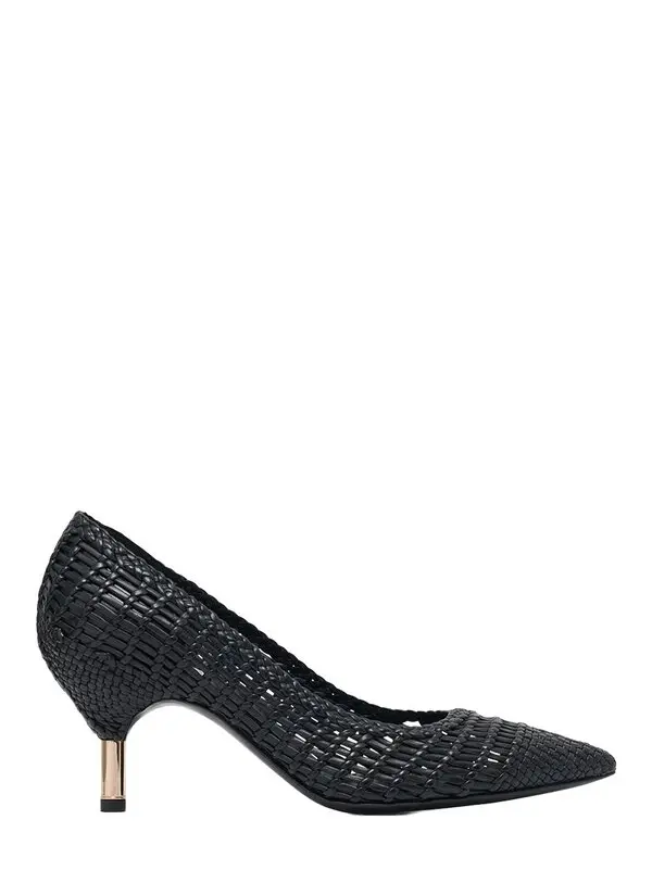Gabriela Hearst Andres Braided Leather Pumps - Black