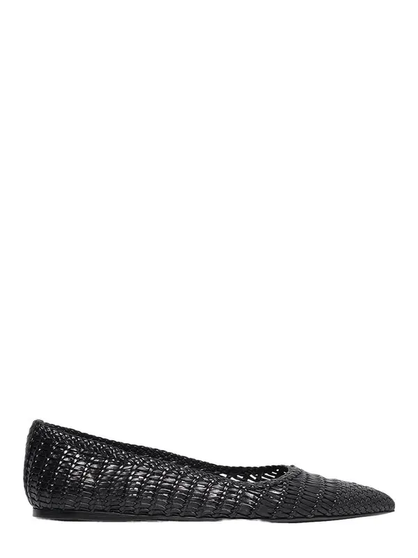 Gabriela Hearst Aurora Braided Flat Shoe - Black