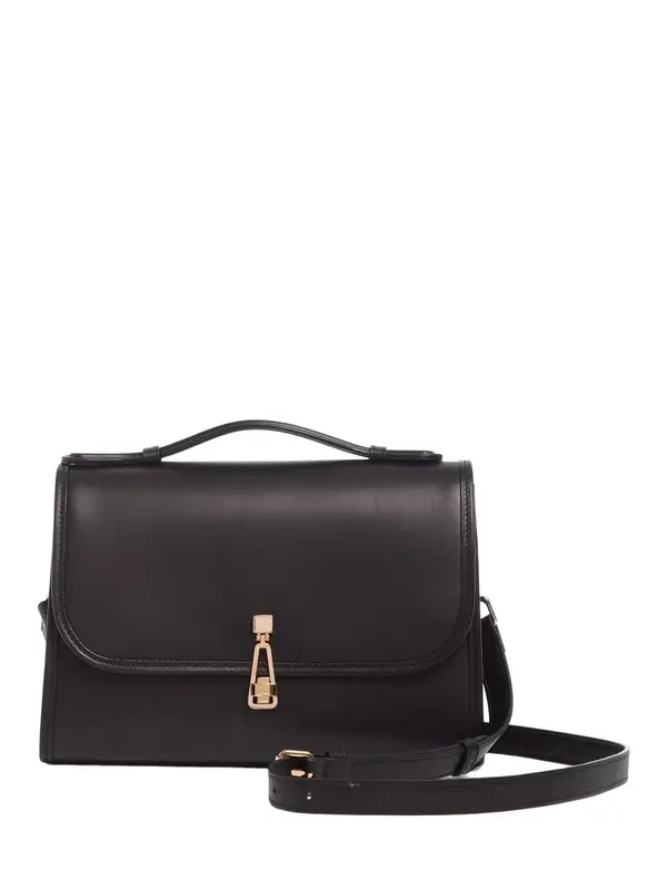 Gabriela Hearst Medium Leonora Flap Bag - Black