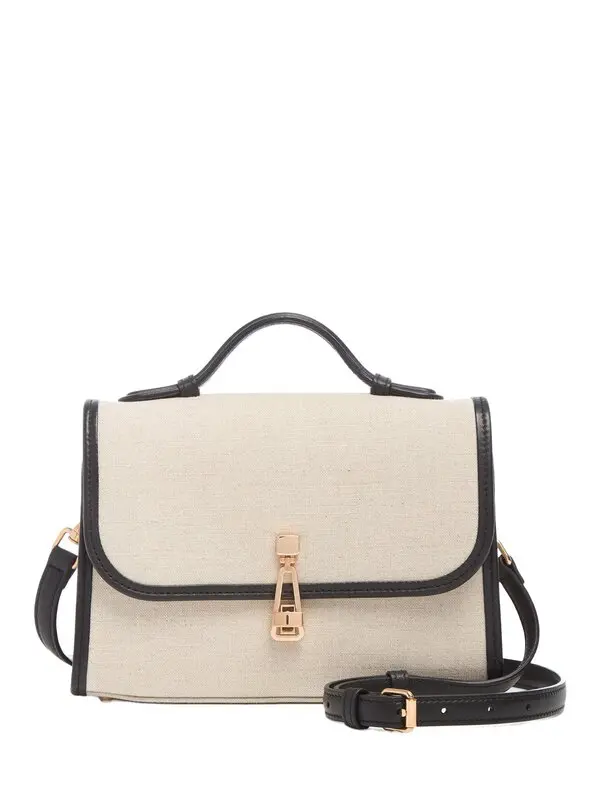 Gabriela Hearst Small Leonora Flap Bag - Beige