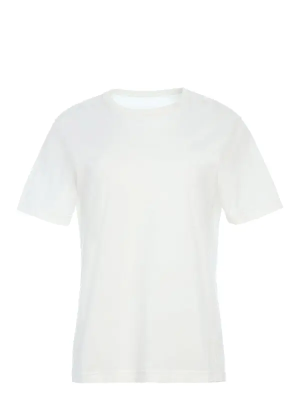 Gabriela Hearst Bandeira T-shirt In Fine Cotton Jersey - White