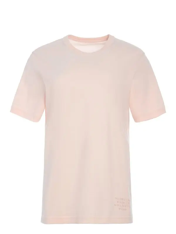 Gabriela Hearst Bandeira T-shirt In Fine Cotton Jersey - Pale Blush