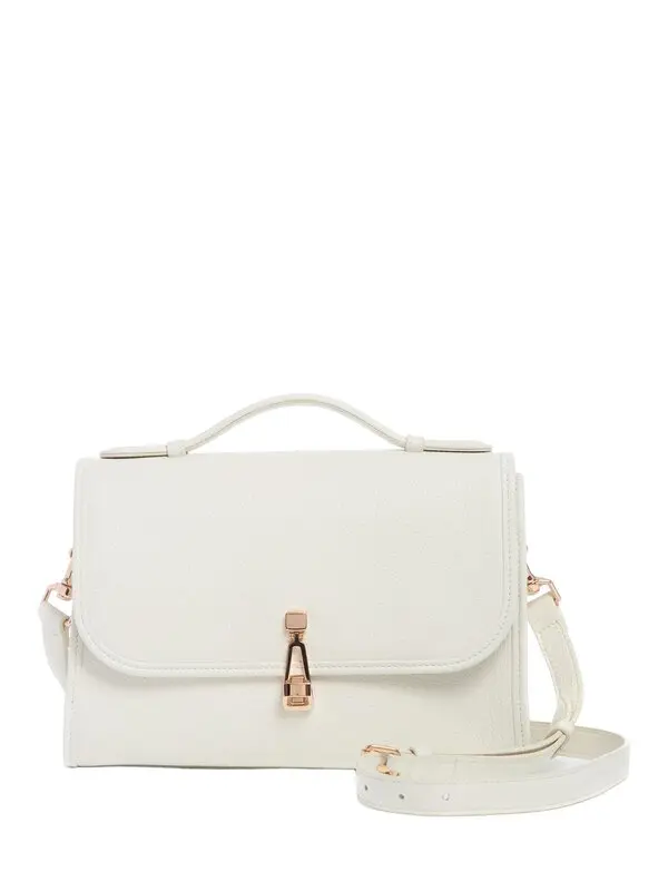 Gabriela Hearst Medium Leonora Flap Bag - Ivory