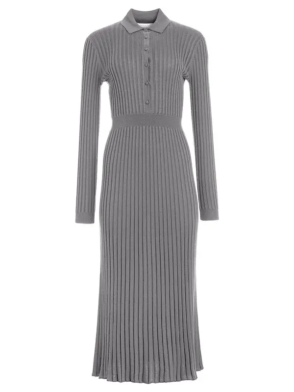 Gabriela Hearst Ardor Knit Maxi Dress - Heather Grey