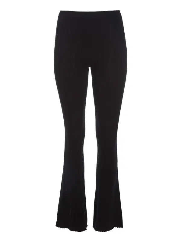Gabriela Hearst Alicia Knit Pant - Black