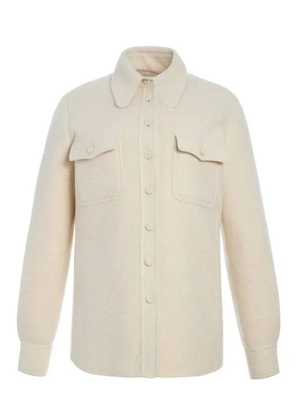 Gabriela Hearst John Austin Shirt - Ivory