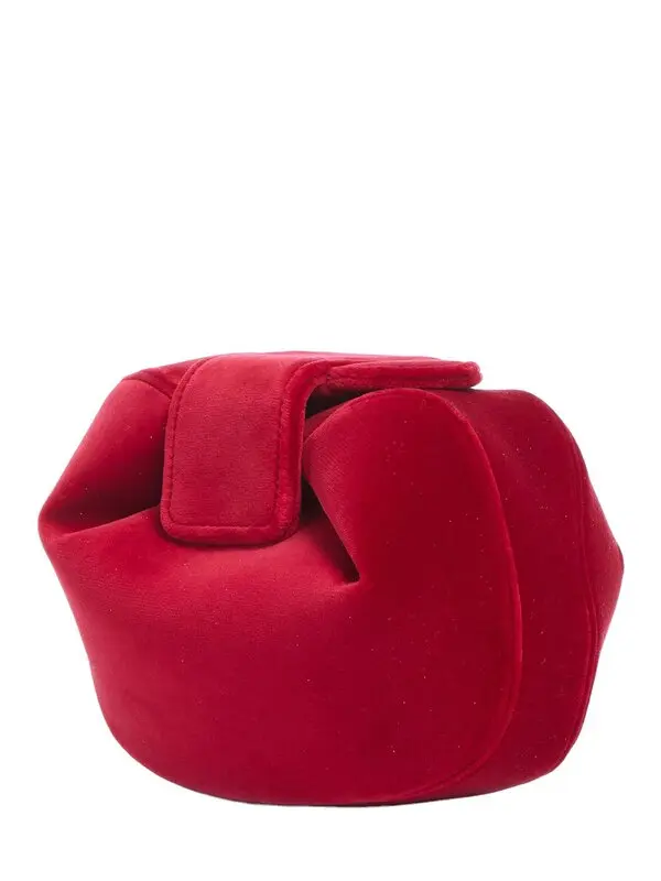 Gabriela Hearst Soft Demi Clutch - Scarlet Red