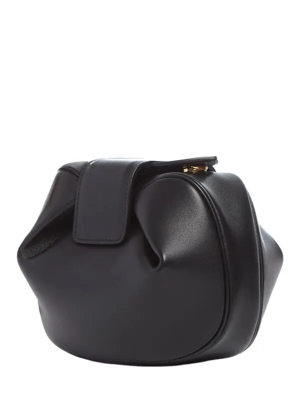Gabriela Hearst Soft Demi Nappa Leather Clutch - Black