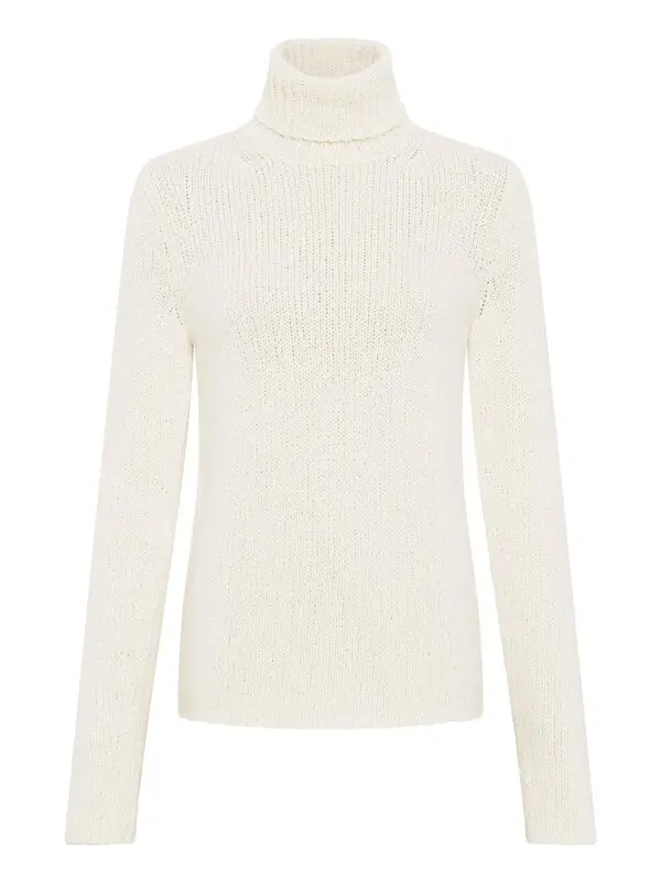 Gabriela Hearst Nelle Knit Turtleneck - Ivory