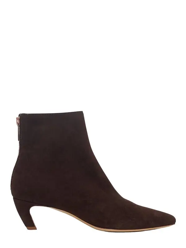 Gabriela Hearst Clayton Ankle Boot - Dark Chocolate
