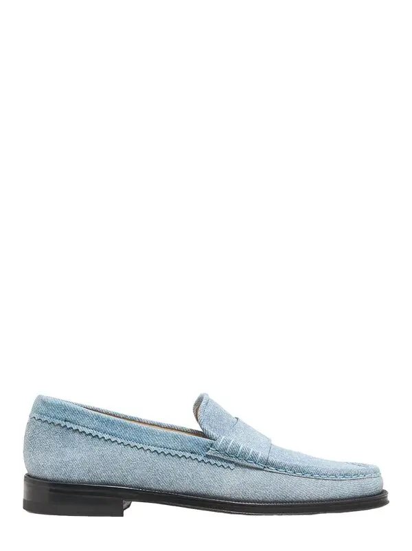 Gabriela Hearst Seren Loafer - Light Blue Denim