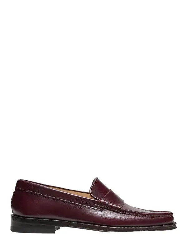 Gabriela Hearst Seren Leather Loafer - Bordeaux