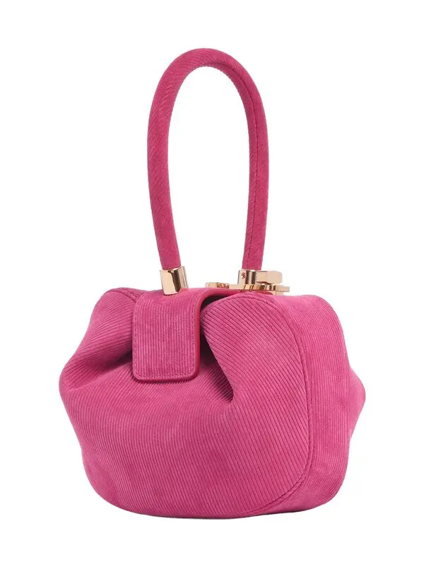 Gabriela Hearst Demi Bag In Suede Corduroy - Fuchsia