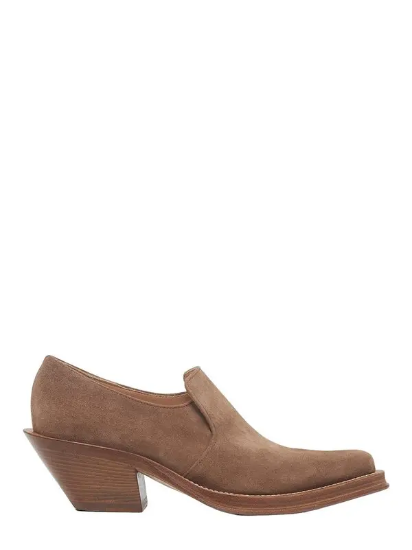 Gabriela Hearst Jack Suede Loafer - Dark Sand