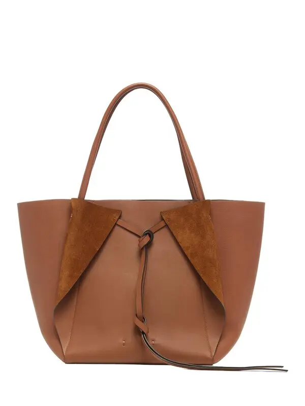 Gabriela Hearst Marija Leather Tote Bag - Cognac